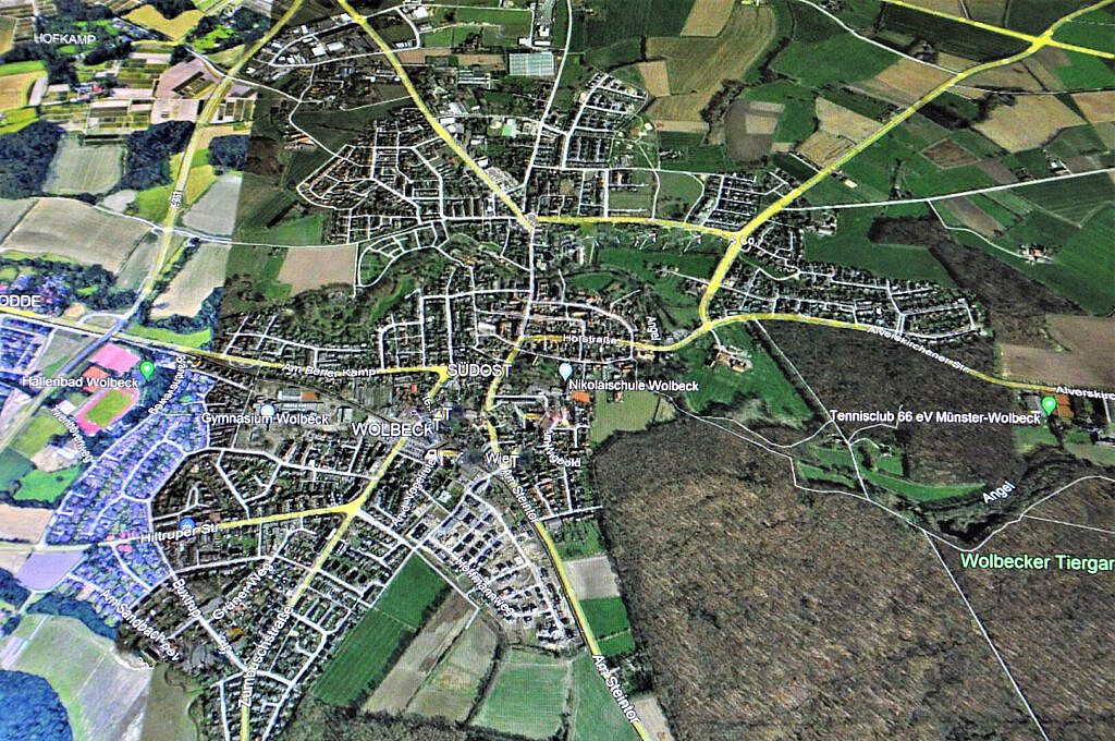 Heimatverein Wolbeck e.V. » Lage und Anbindung